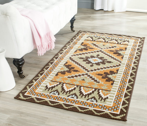 Safavieh Veranda VER096 Green/Terracotta Area Rug – Incredible Rugs and ...
