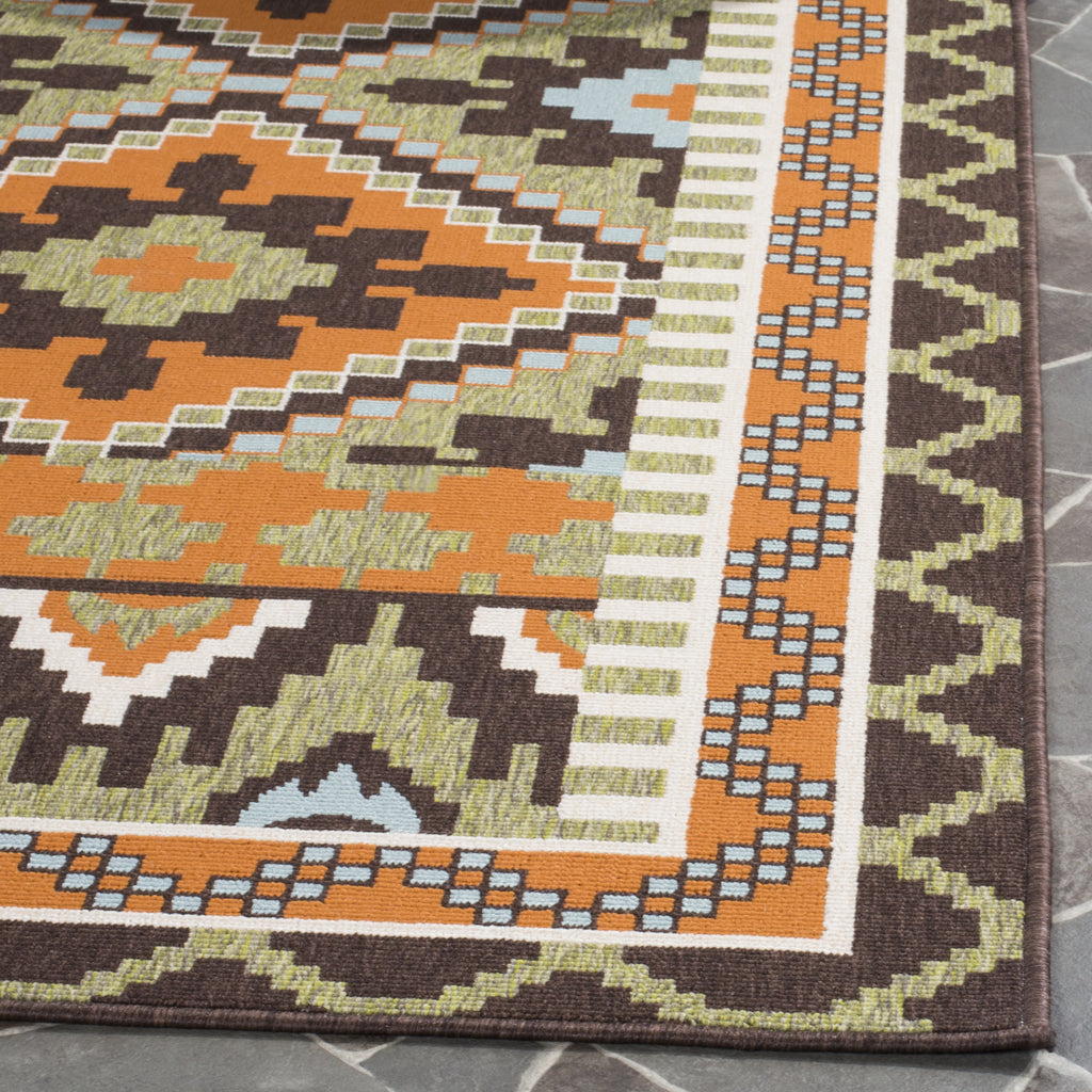 Safavieh Veranda VER096 Green/Terracotta Area Rug – Incredible Rugs and ...