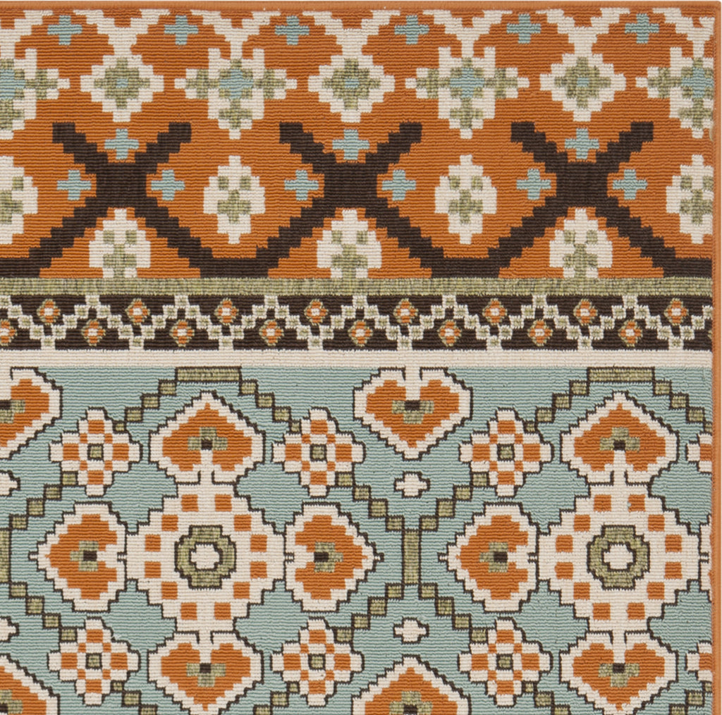 Safavieh Veranda VER097 Green/Terracotta Area Rug – Incredible Rugs and ...