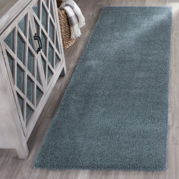 Safavieh Velvet Shag VSG169D Light Blue Area Rug – Incredible Rugs and ...