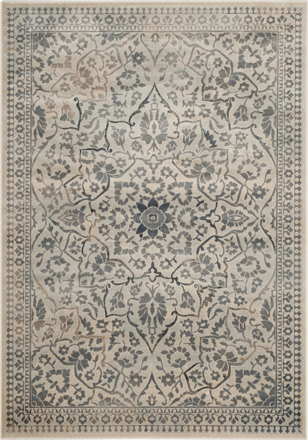 Safavieh Vintage VTG175 Cream/Light Blue Area Rug – Incredible Rugs and ...