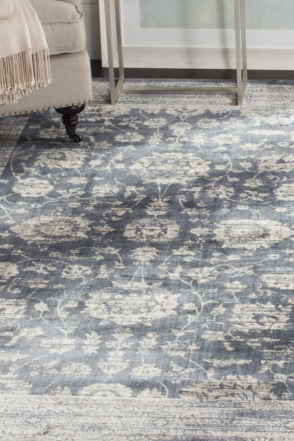 Safavieh Vintage VTG439G Dark Grey/Cream Area Rug – Incredible Rugs and ...