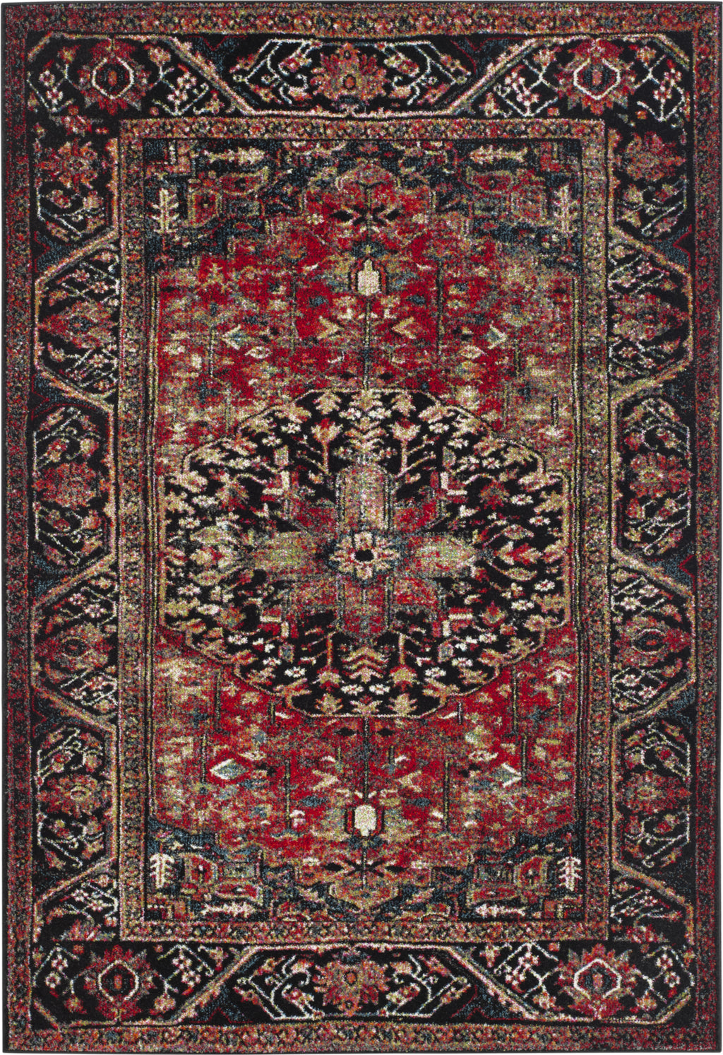 Safavieh Vintage Hamadan VTH215A Red/Multi Area Rug – Incredible Rugs ...