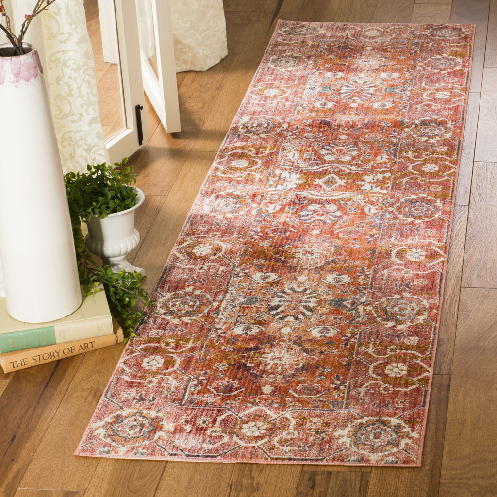 Safavieh Vintage Persian VTP471Q Red/Orange Area Rug – Incredible Rugs ...