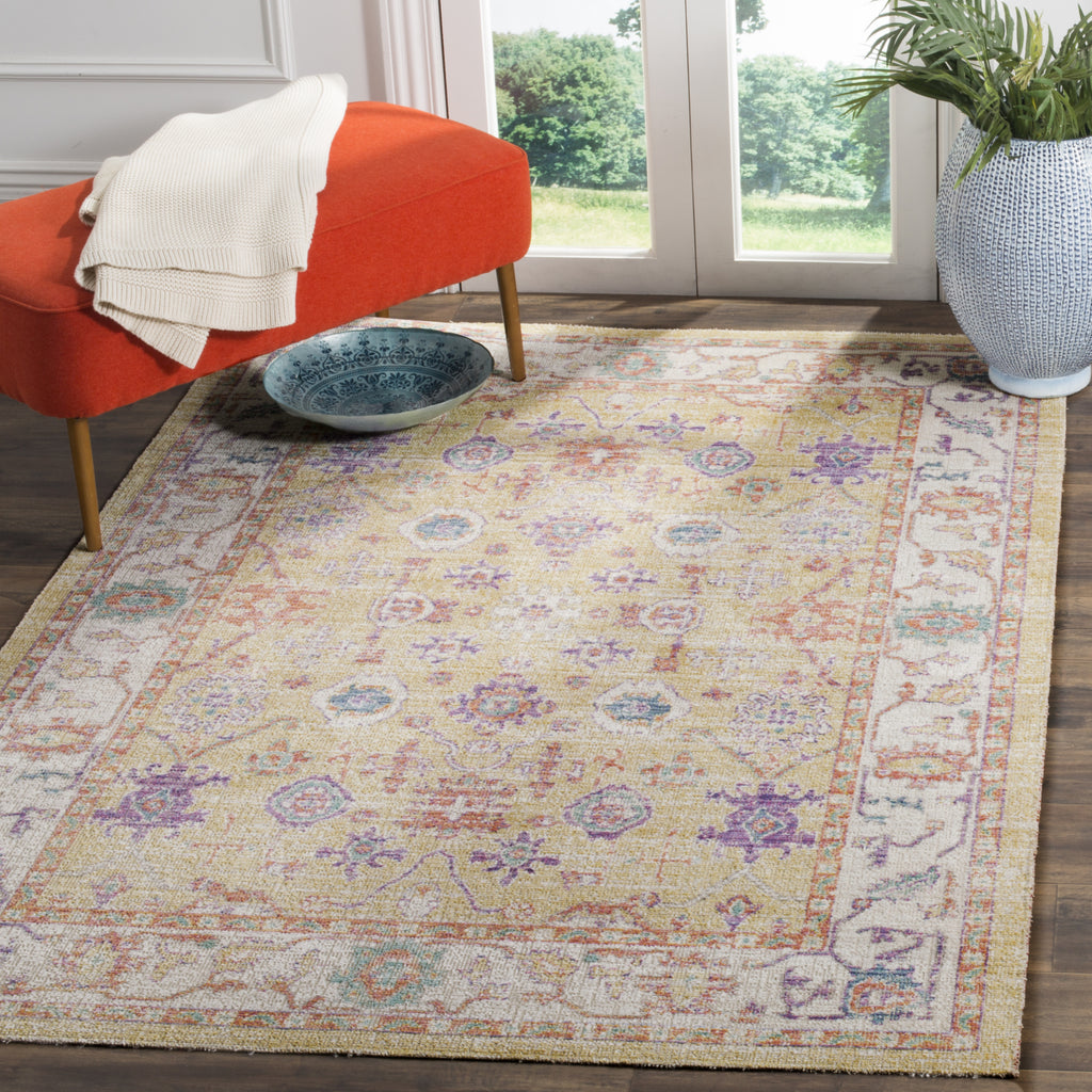 Safavieh Windsor WDS313L Gold/Lavender Area Rug – Incredible Rugs and Decor