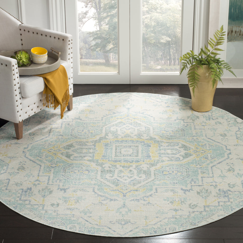 Safavieh Windsor WDS329L Light Grey/Seafoam Area Rug – Incredible Rugs ...