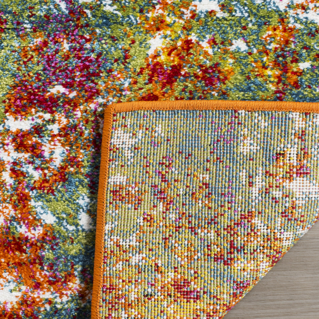 Safavieh Watercolor WTC695D Orange/Green Area Rug – Incredible Rugs and ...