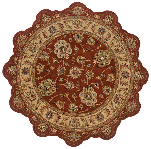 LR Resources Shapes 50921 Rust/Gold Area Rug – Incredible Rugs and Decor