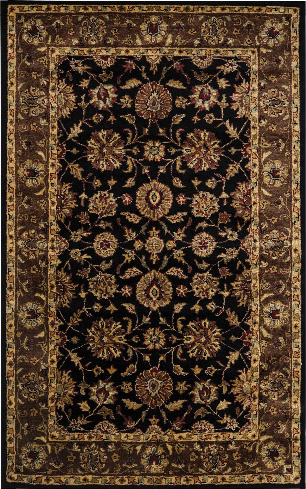 Rizzy Shine SN0345 Black / Brown Area Rug – Incredible Rugs and Decor