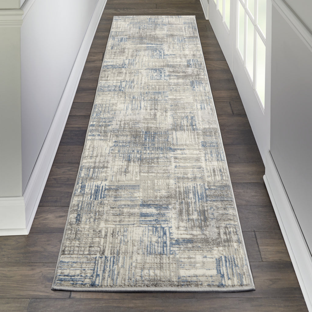 Solace SLA03 Ivory/Grey/Blue Area Rug by Nourison – Incredible Rugs and ...