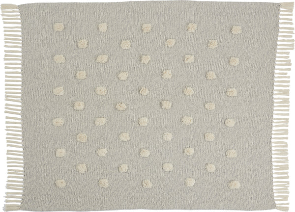 Nourison Throw Dot Woven Grey by Mina Victory – Incredible Rugs and Decor