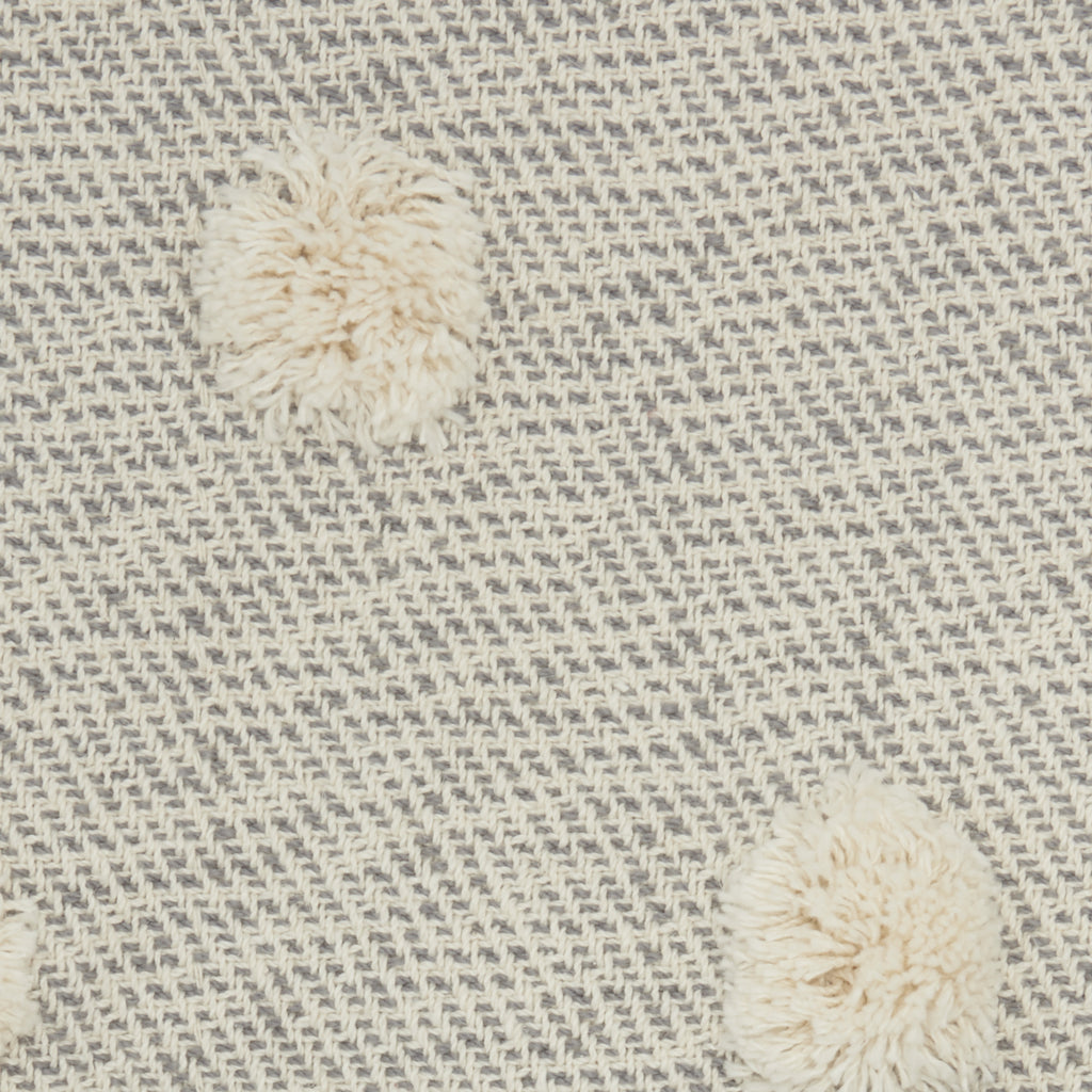 Nourison Throw Dot Woven Grey by Mina Victory – Incredible Rugs and Decor