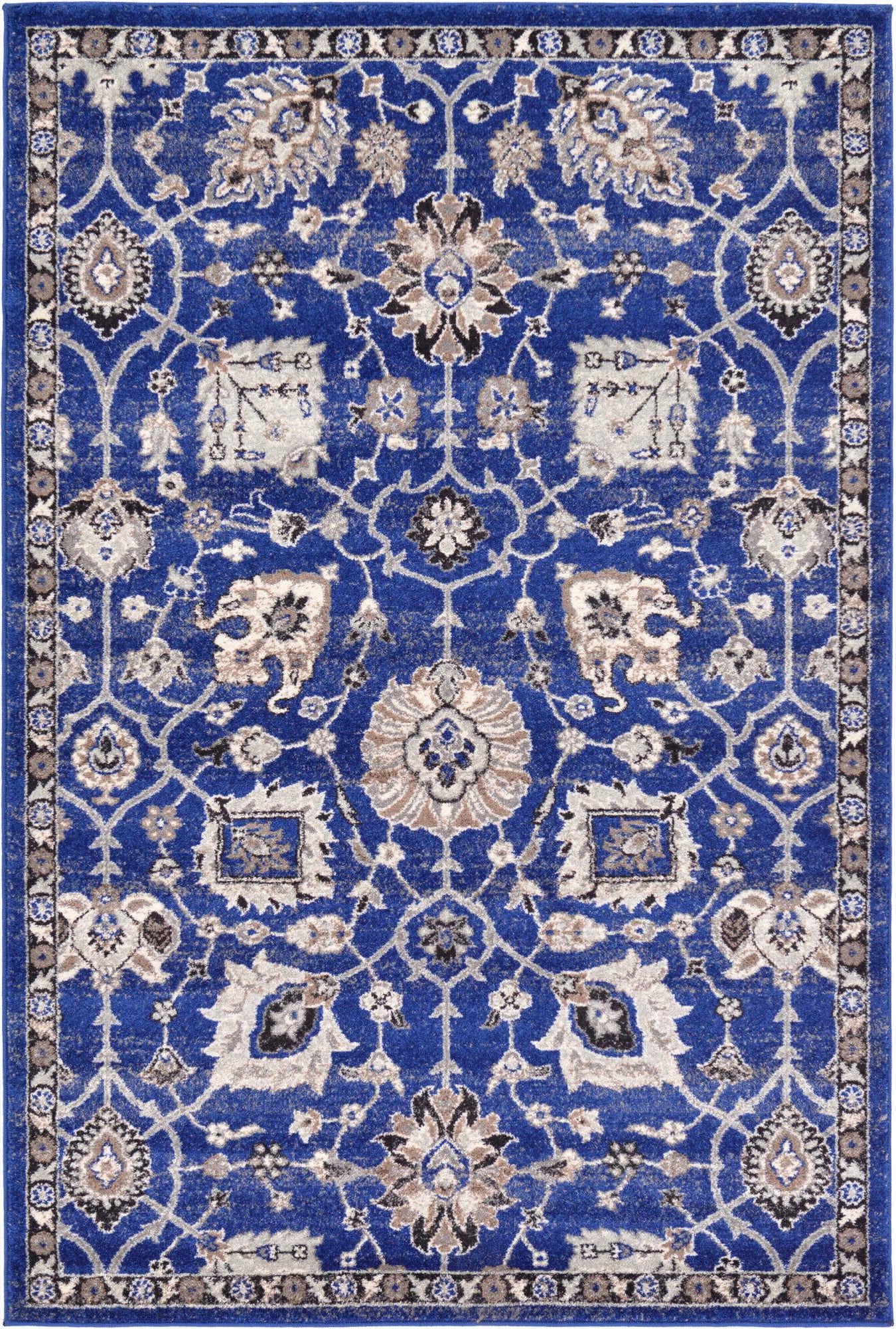Unique Loom Tradition T-Heritage-5205a Blue Area Rug – Incredible Rugs ...