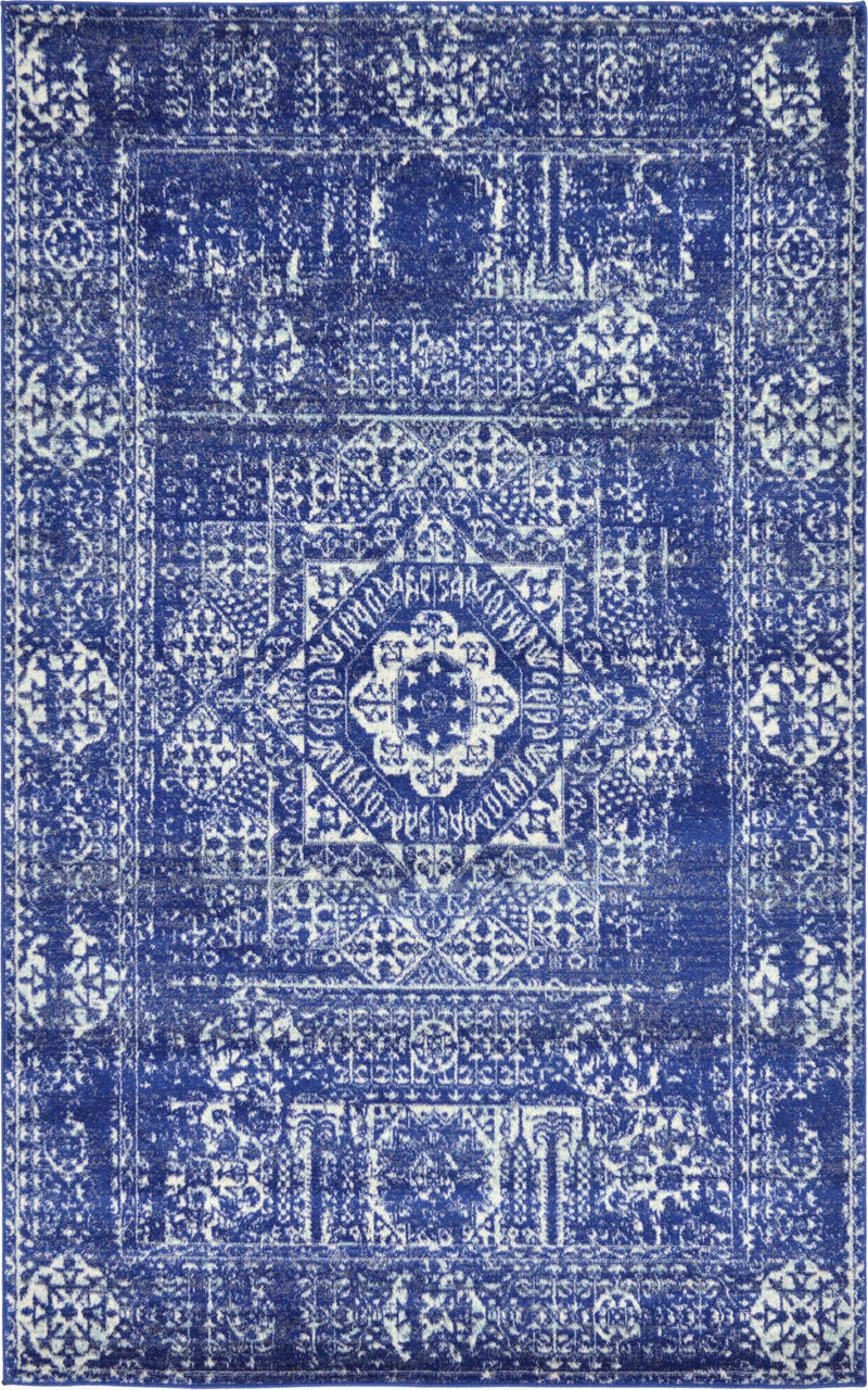 Unique Loom Tradition T-HERITAGE-5216B Royal Blue Area Rug – Incredible ...