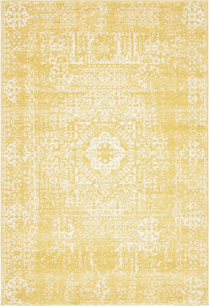 Unique Loom Tradition T-HERITAGE-5216B Yellow Area Rug – Incredible ...