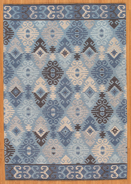 Momeni Tucson TUC-1 Blue Area Rug – Incredible Rugs and Decor
