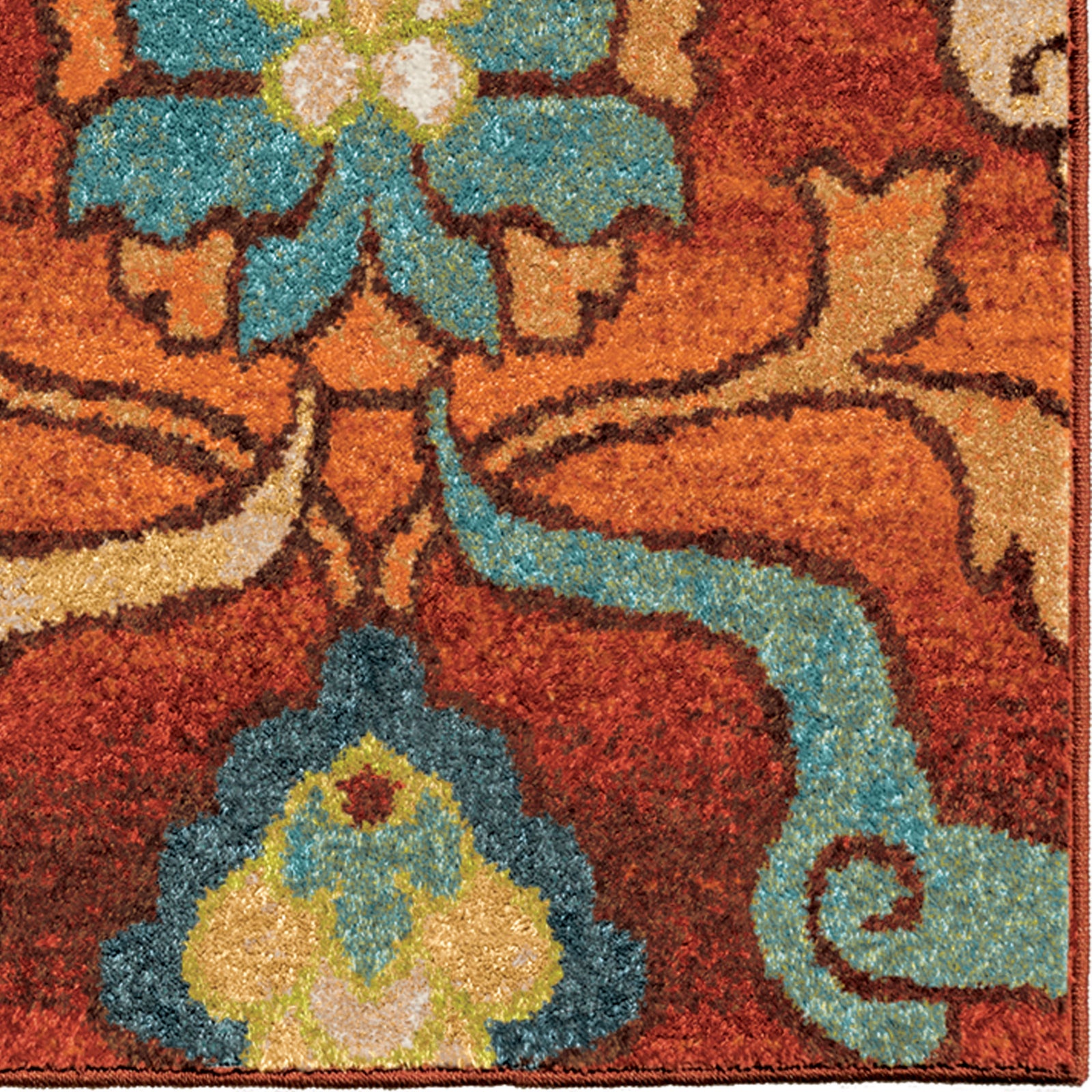 Orian Rugs Vibrance Punjab Red Area Rug – Incredible Rugs and Decor