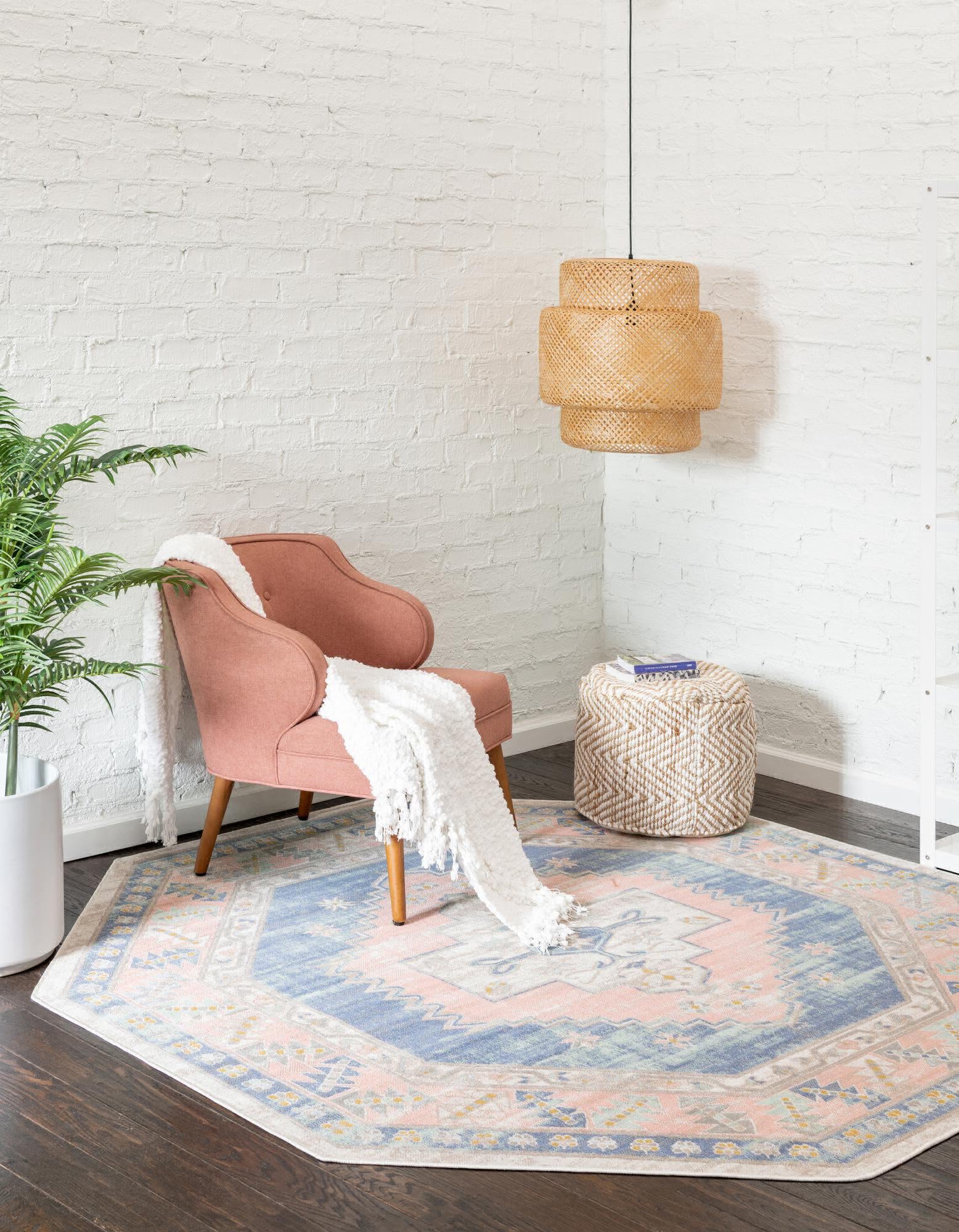 Unique Loom Whitney T-WHIT2 French Blue Area Rug – Incredible Rugs and ...