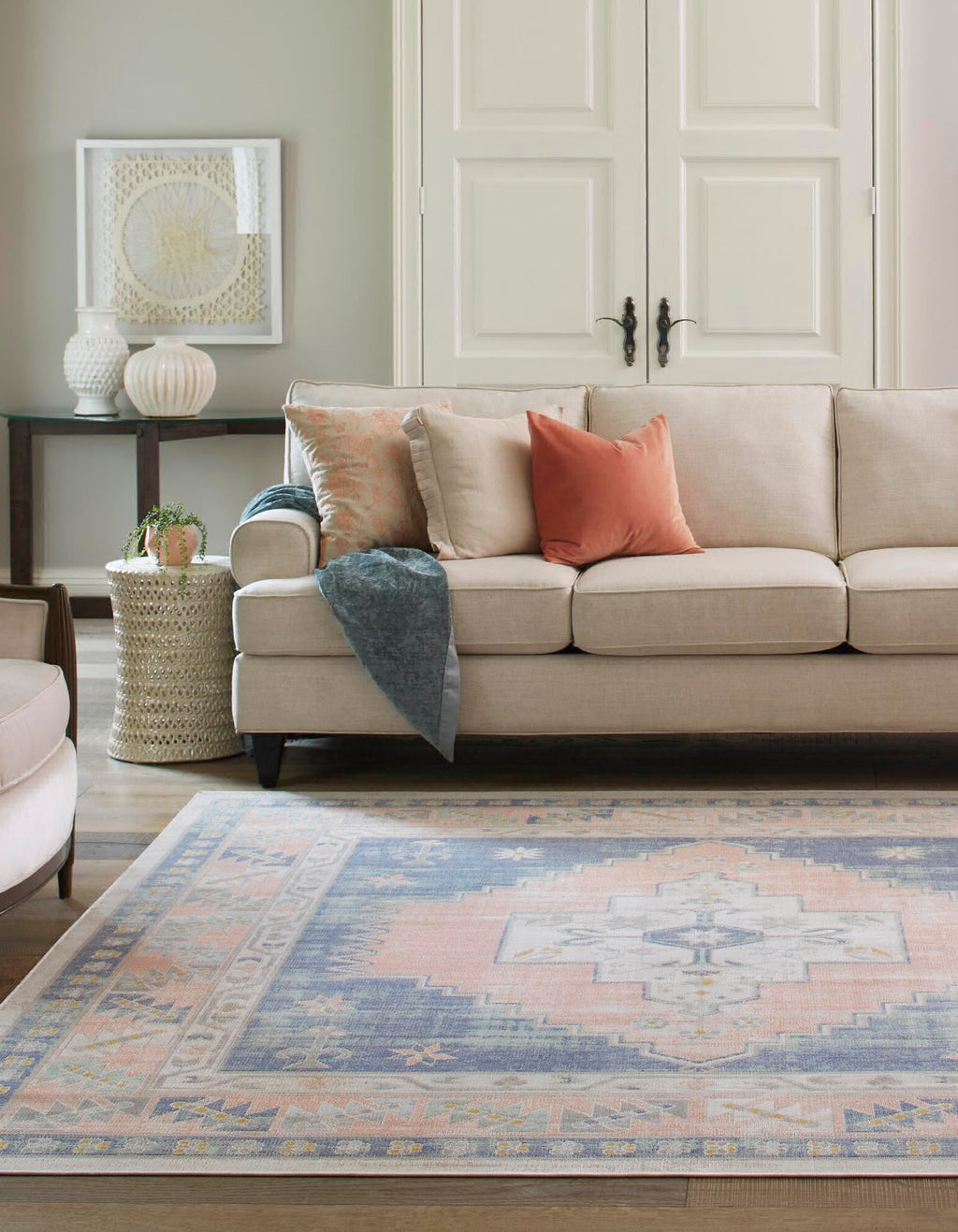 Unique Loom Whitney T-WHIT2 French Blue Area Rug – Incredible Rugs and ...