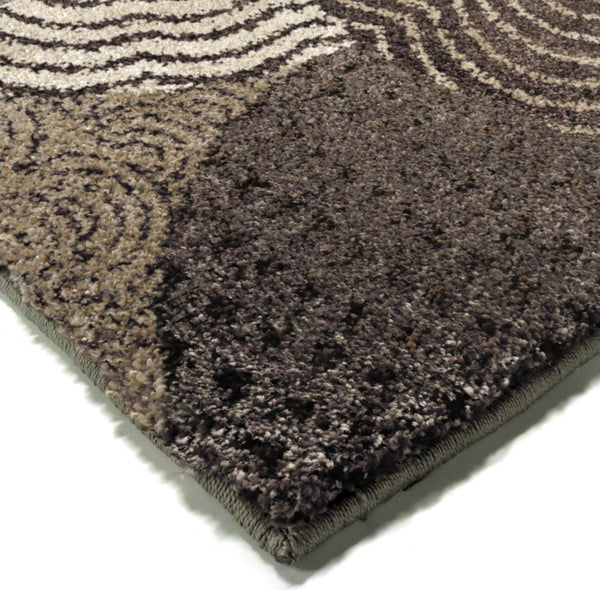 Orian Rugs Wild Weave Oystershell Seal Black Area Rug by Palmetto ...