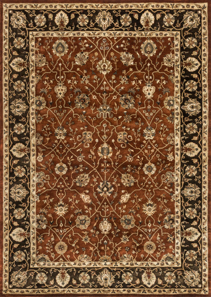 Loloi Yorkshire YK-04 Rust / Expresso Area Rug – Incredible Rugs and Decor
