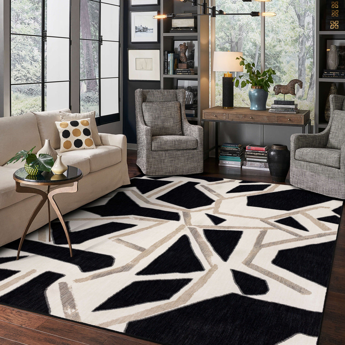 Karastan Rendition Zagoria Soot Area Rug by Stacy Garcia – Incredible ...