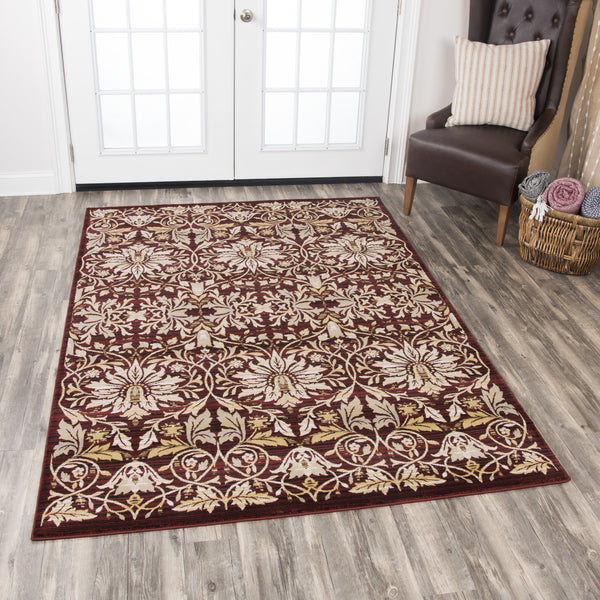 Rizzy Zenith ZH7067 Red Area Rug – Incredible Rugs and Decor